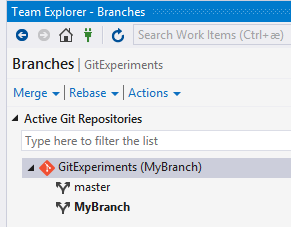An introduction to branches in Git – Terje Sandstrøm – Visual Studio ...